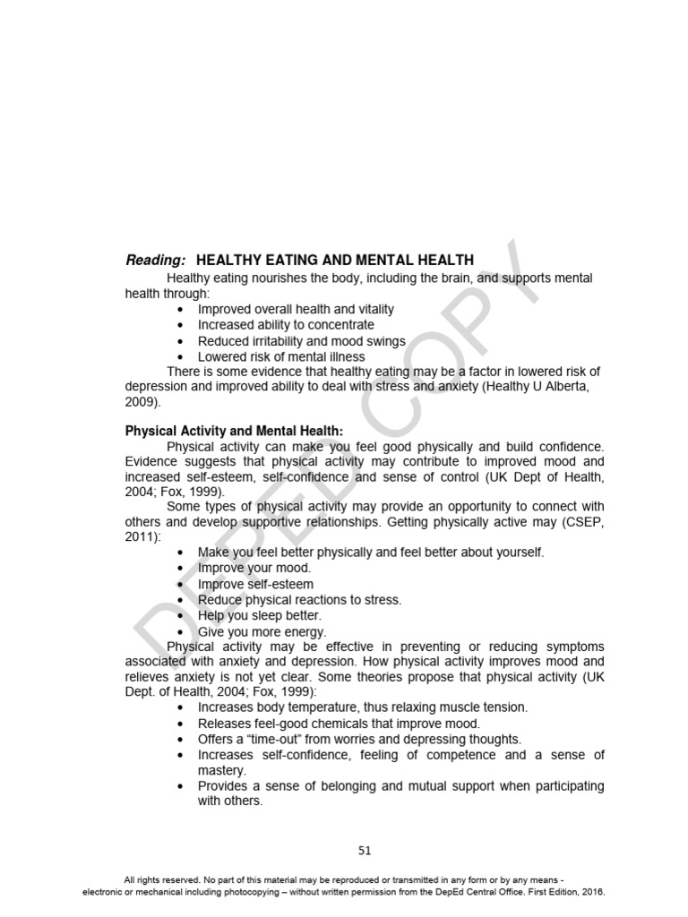 Perdev Performance Tasks | PDF | Sleep | Mental Health