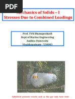 Module 3 - Combined Stresses | PDF | Stress (Mechanics) | Bending