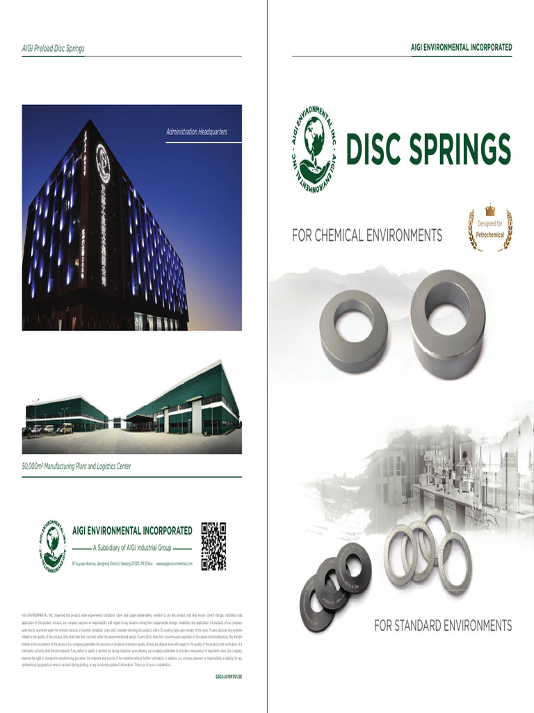 Nickel Plated Disc Springs DISCOS DE CARGA | PDF | Materials | Building ...
