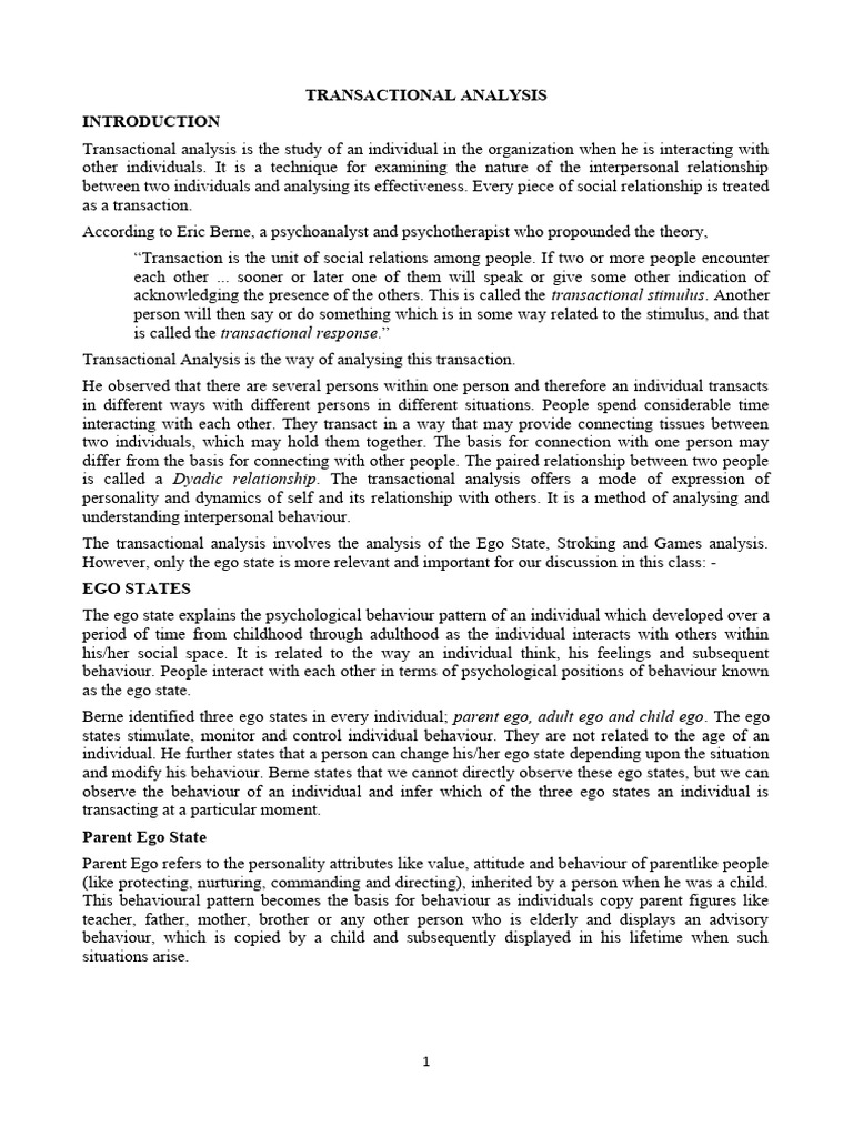 2023-2024 Irp 121 Transactional Analysis and Johari Window | PDF | Communication | Feeling