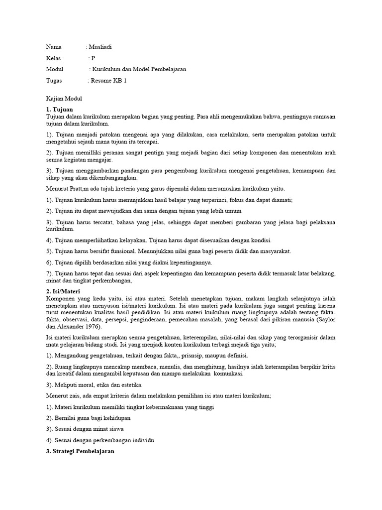 Resum KB 1 | PDF | Sains & Matematika