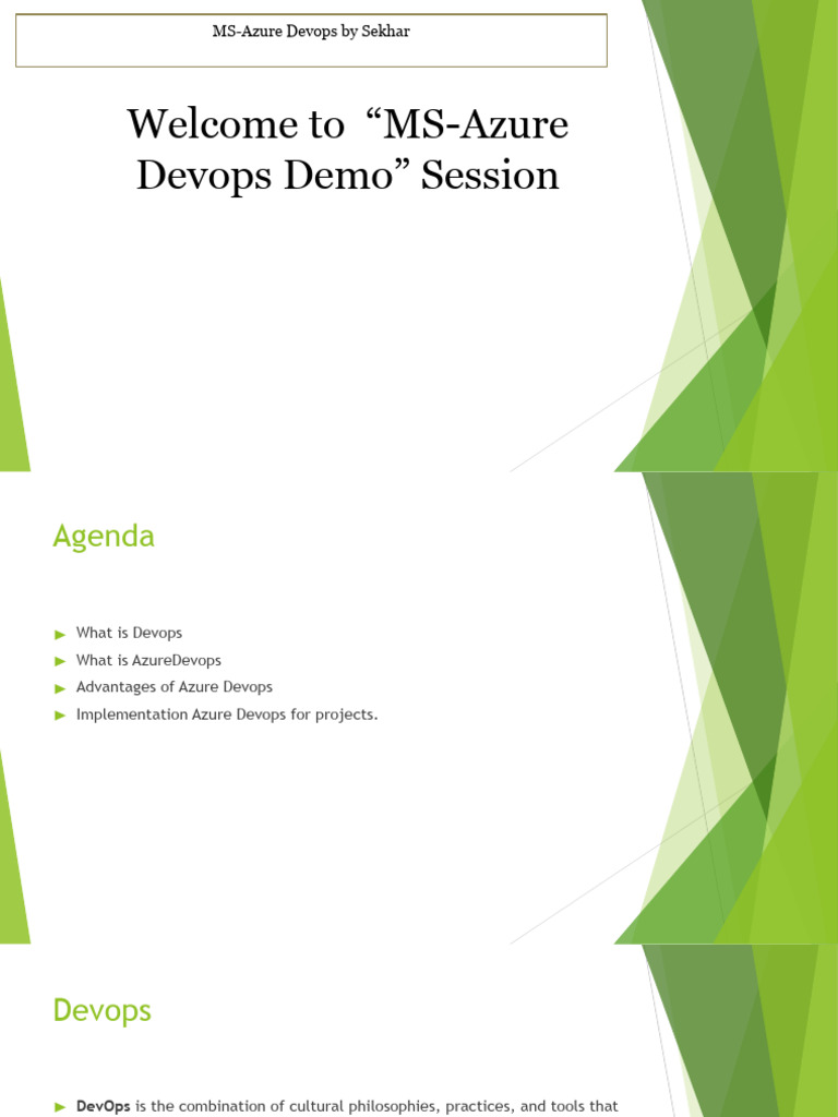 Azure Devops | PDF | Microsoft Azure | Cloud Computing