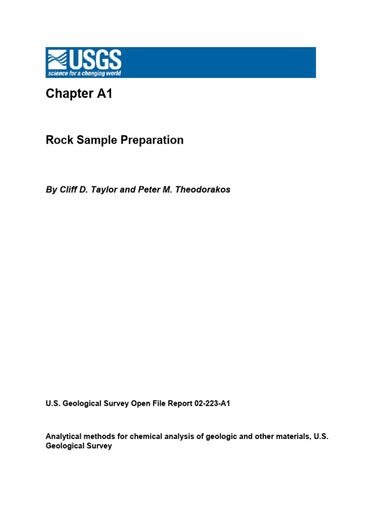 Rock Sample Preparation Techniques | PDF | Geology | Rock (Geology)