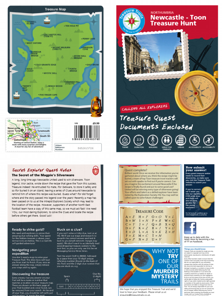 Newcastle Treasure Trail Adventure | PDF