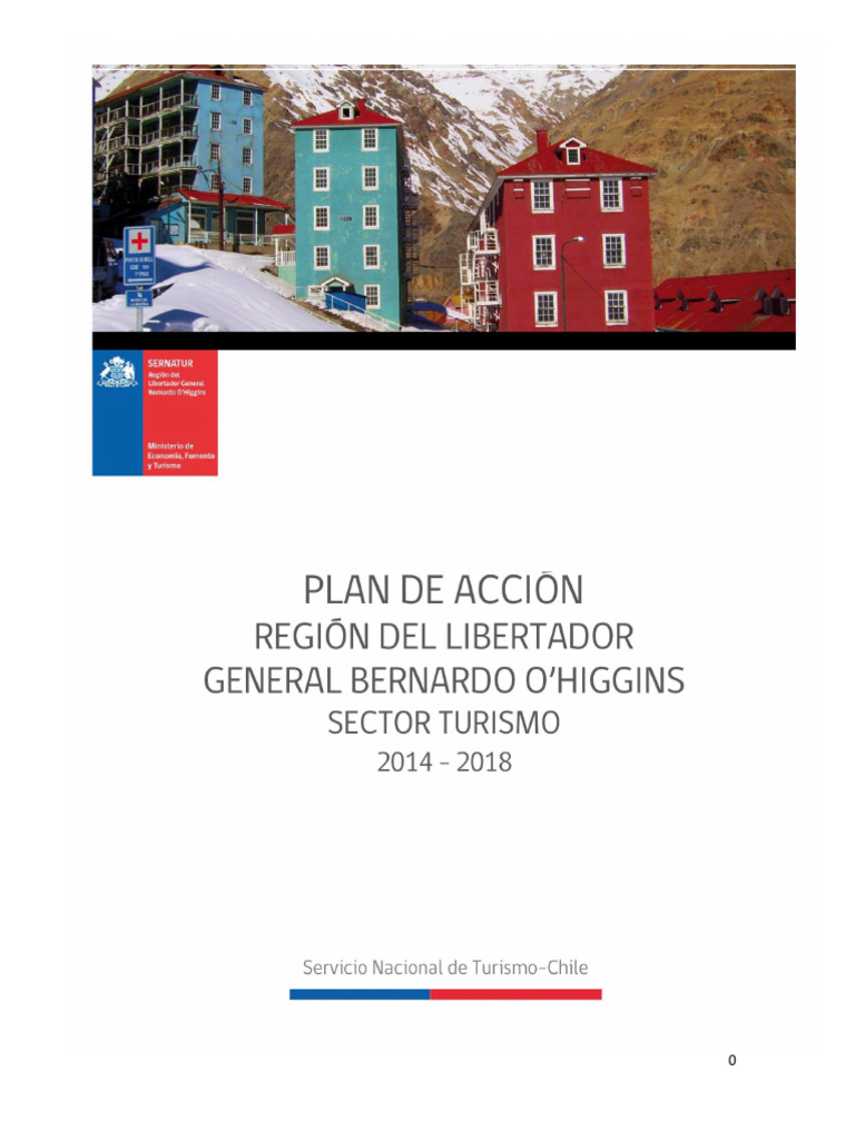 Plan de Acción Turismo Región O'Higgins | PDF | Turismo | Chile