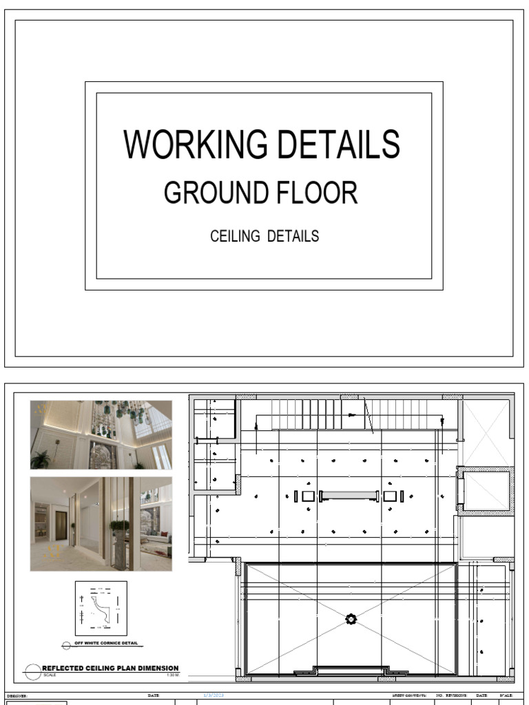 Private Villa -Ground Floor - Ceiling Details 1-3-2023 (1) | PDF