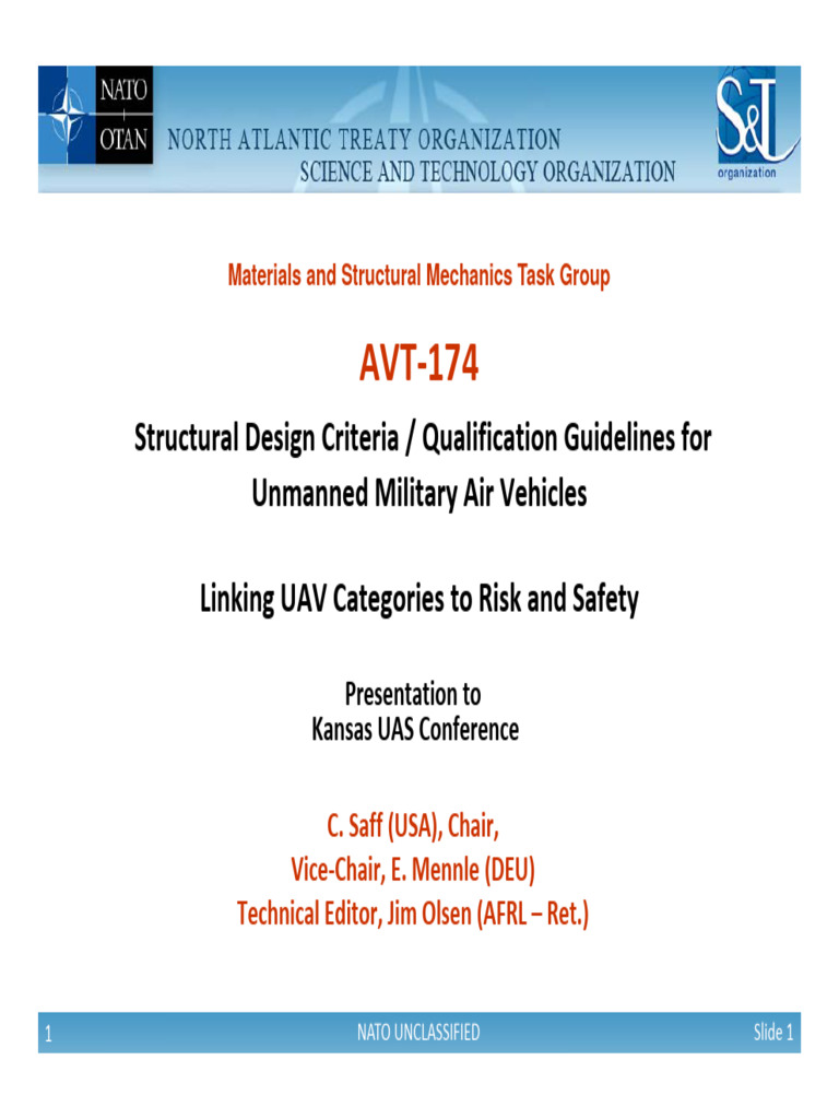 AVT 174 Saffppt | PDF | Unmanned Aerial Vehicle | Transport