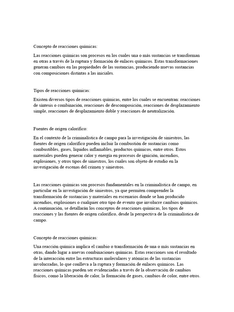 Ensayo de Crimi Aplicada | PDF | Química | Combustión