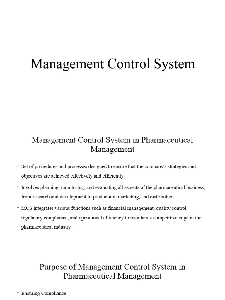 Management Control System | PDF | Innovation | Creativity Management Control System | PDF | Innovation | Creativity
