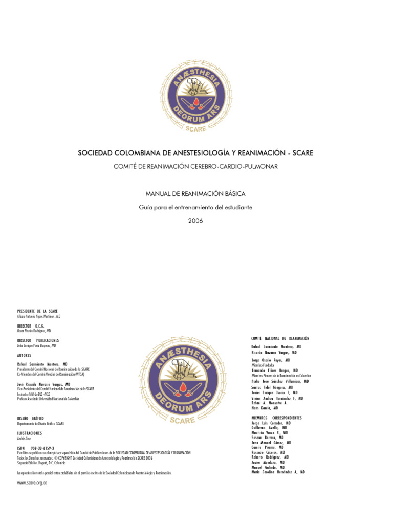 Cartilla RCCP Basica | PDF | Reanimación cardiopulmonar | Paro cardíaco