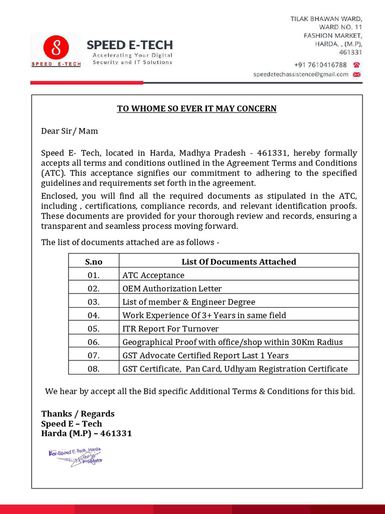 ATC MAIN PAGE-merged - Compressed | PDF | Invoice | Service Level Agreement