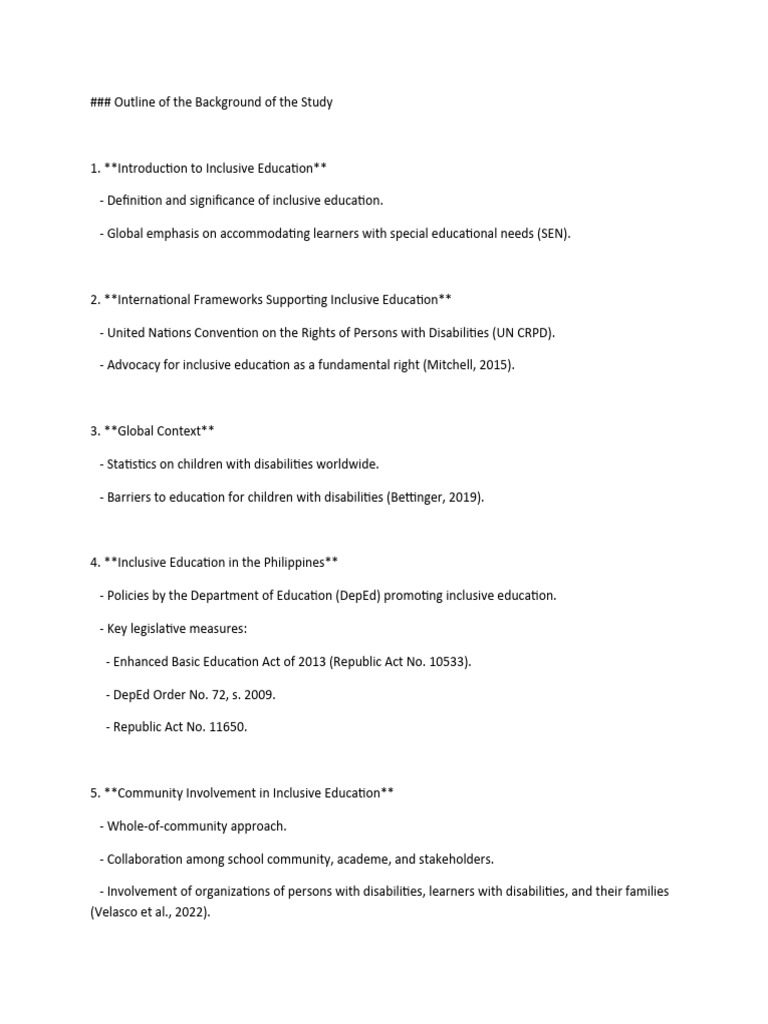 Outline of the-WPS Office | PDF | Inclusion (Education ...