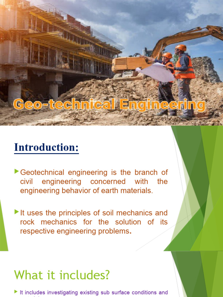 Presentation On Geotechnical Engineering | PDF | Geotechnical ...