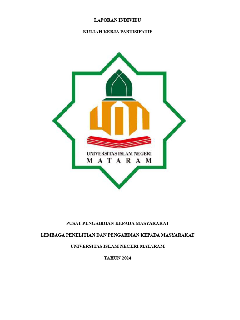 Laporan KKP 10 Juli Istikazah Martiana | PDF