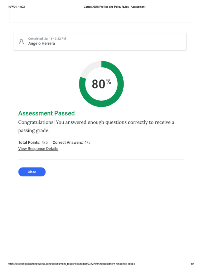 Cortex XDR Profiles and Policy Rules | PDF