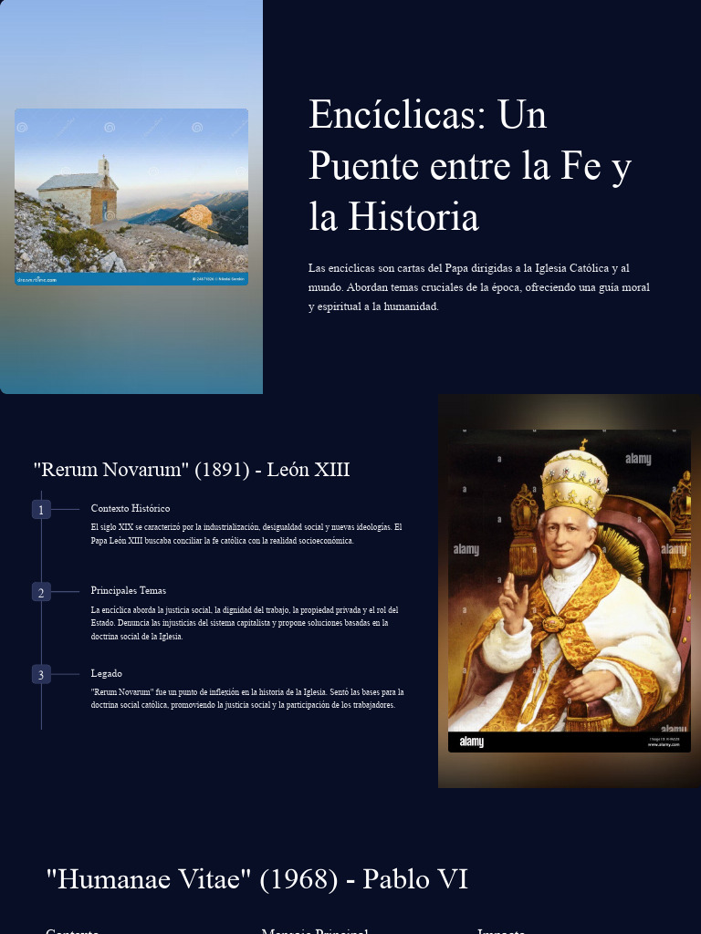 Enciclicas Un Puente Entre La Fe y La Historia | PDF | Doctrina social ...