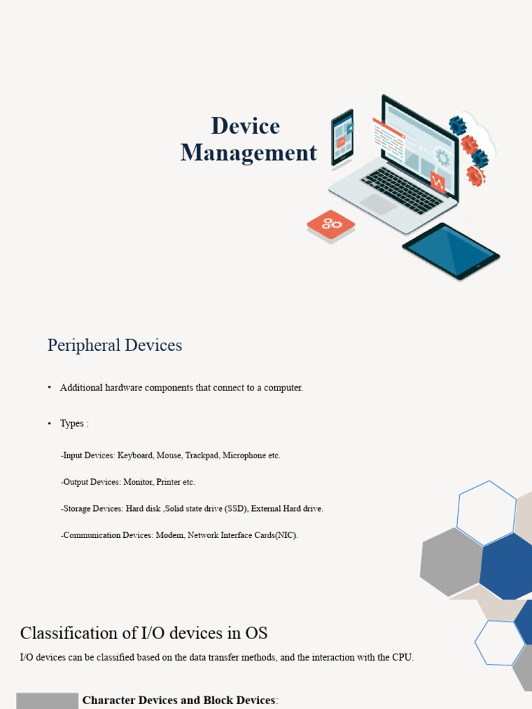 Device Management - PPTM | PDF | Input/Output | Computer Data Storage
