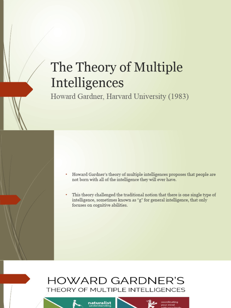 The Theory of Multiple Intelligences | PDF | Social Science | Science ...
