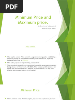 Advantages and Disadvantages of Maximum Price and Minimum Price | PDF