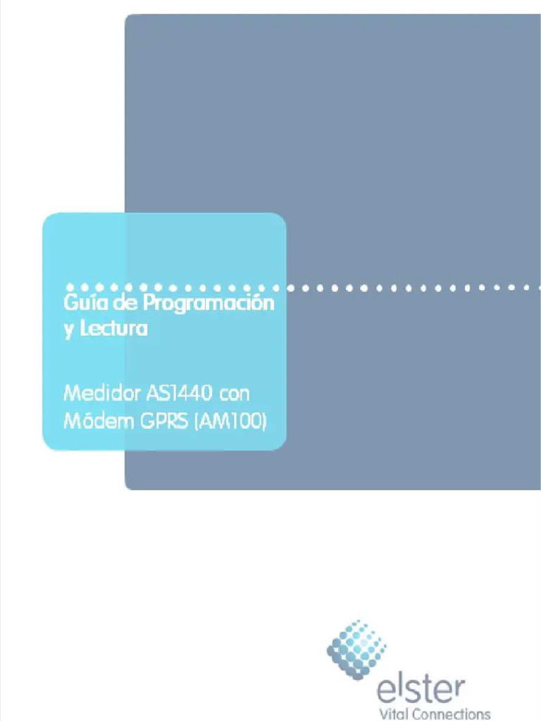 Guia de Programacion y Lectura Medidor As1440 Am100 | PDF | Banda ancha móvil | Módem