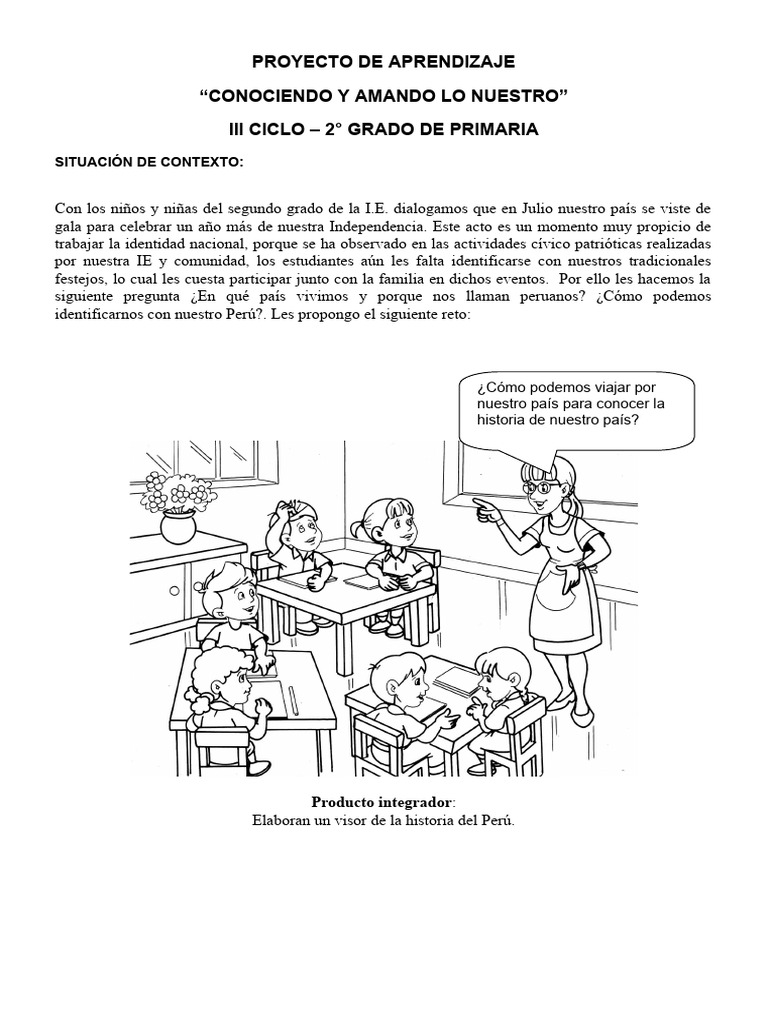 2° Grado - Actividad Del 01 de Julio | PDF | Perú | Evaluación