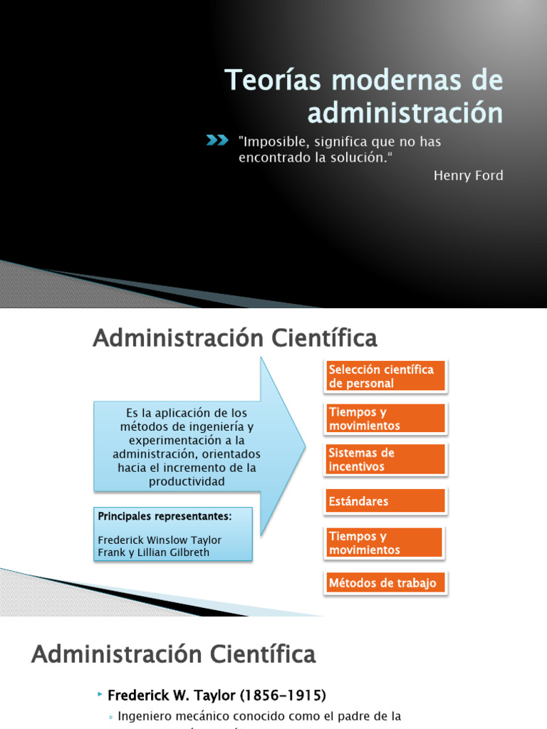 Teorías Modernas de Administración y Eficiencia | PDF | Burocracia