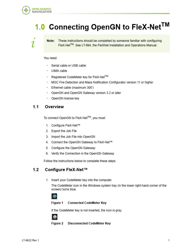 LT-6622 OpenGN To FleXNet Connection Instructions | PDF | Icon ...