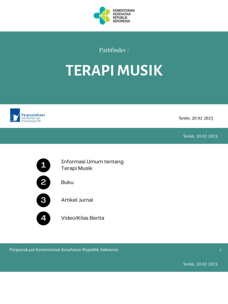 KEMENKES RI Terapi Musik | PDF