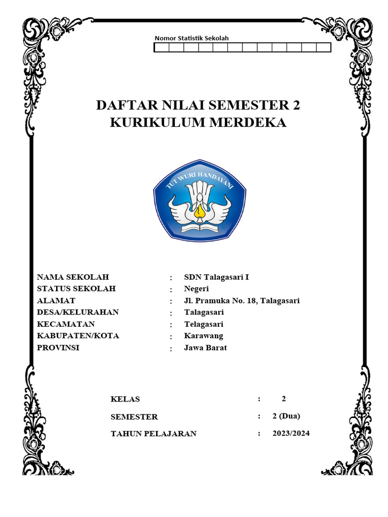 Daftar Nilai Ikm Kelas | PDF