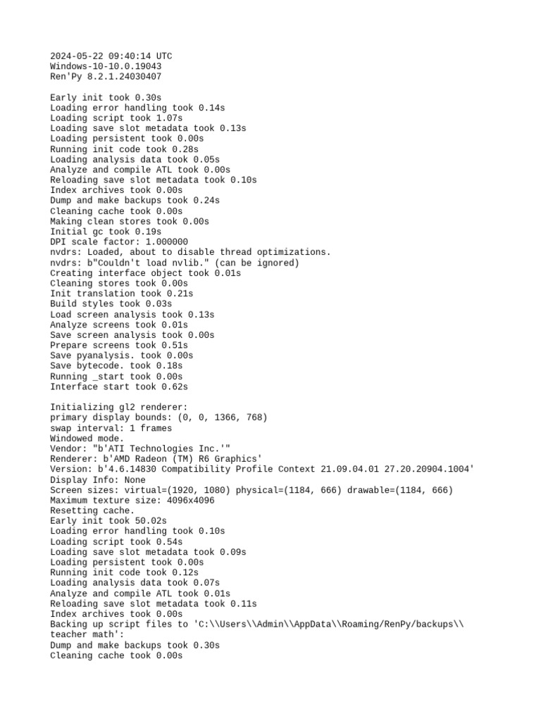 Log | PDF | Backup | Computing