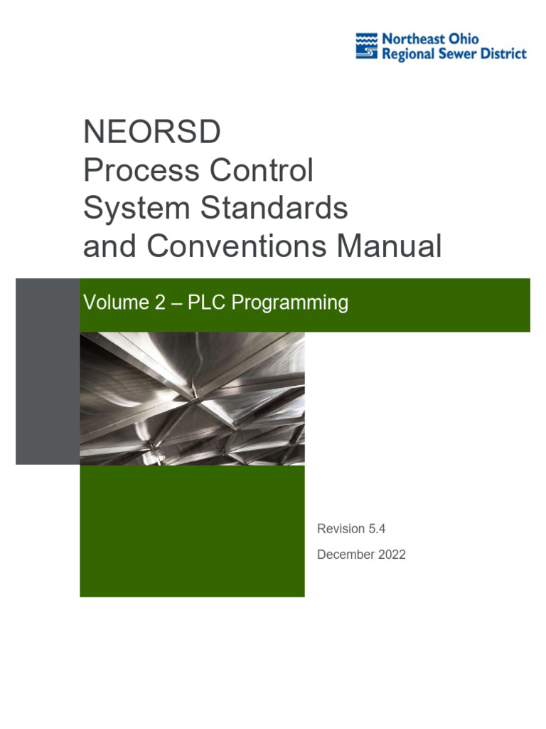 NEORSD PLC Programming Manual | PDF | Programmable Logic Controller ...