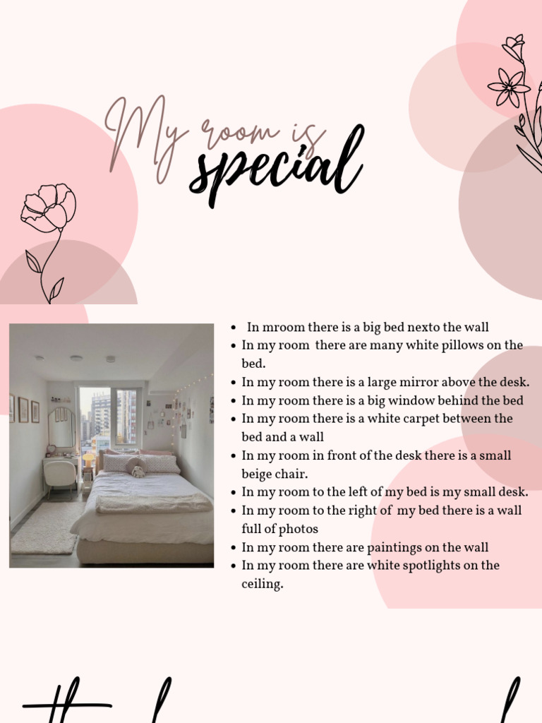 My Cozy Room Description | PDF