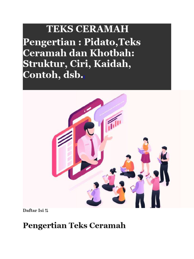 Teks Ceramah | PDF