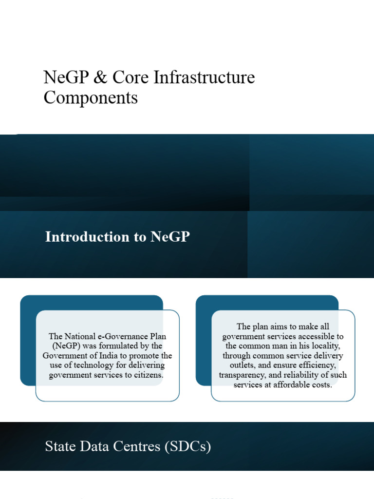 D1 S3 NeGP & Core Infrastructure Components | PDF | Interactive Voice ...
