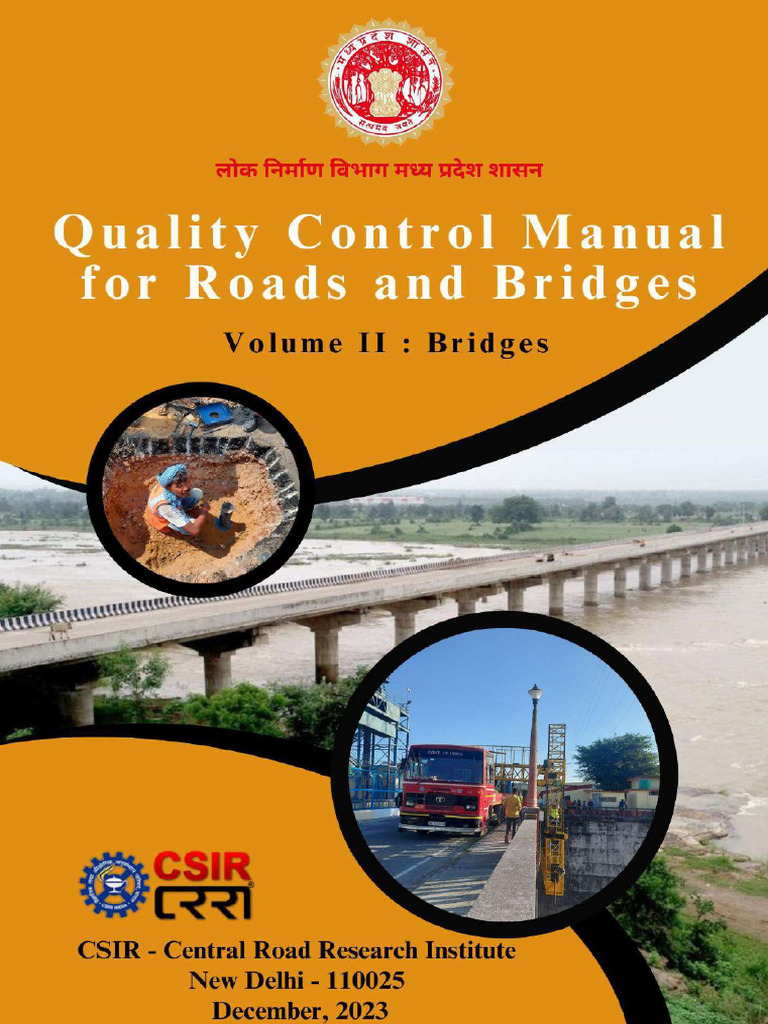 MPPWD Quality Control Manual Overview | PDF | Quality Assurance | Bridge
