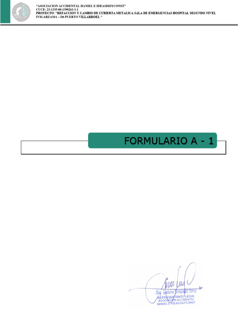 FORMULARIO A-1 | PDF | Justicia | Crimen y violencia