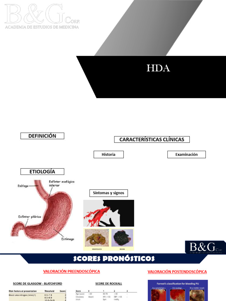 HDA | PDF | Especialidades Medicas | Sangre