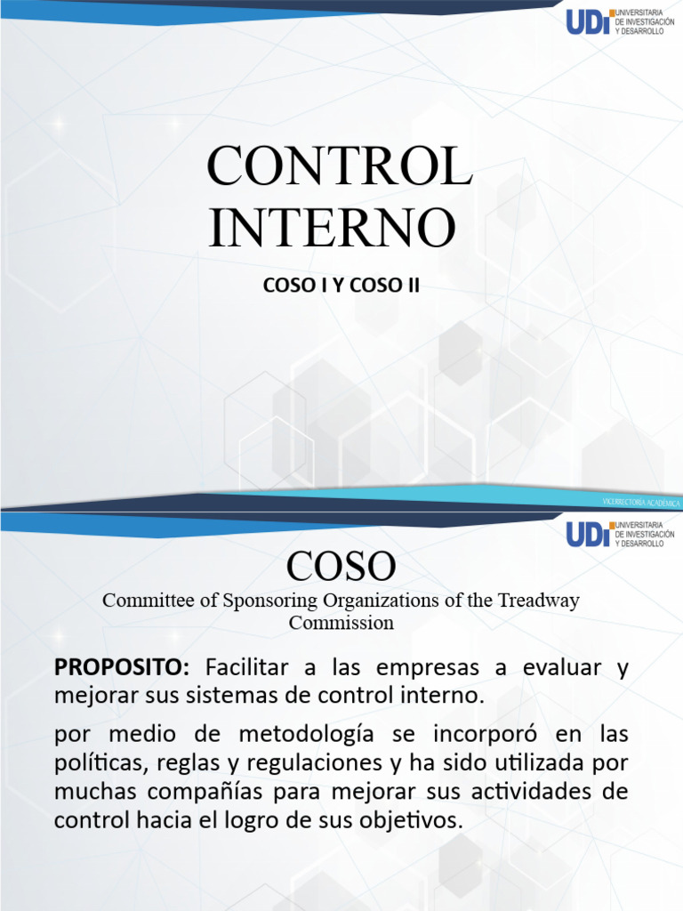 Modelo Coso | PDF | Evaluación | Auditoría
