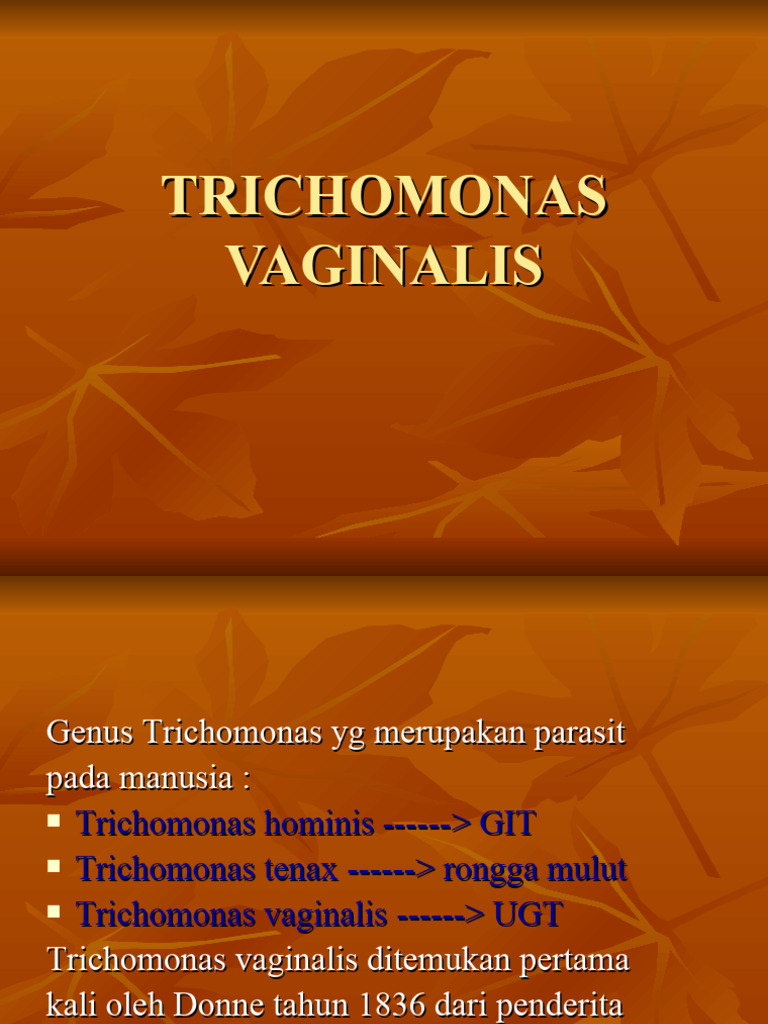 Trichomonas Vaginalis | PDF