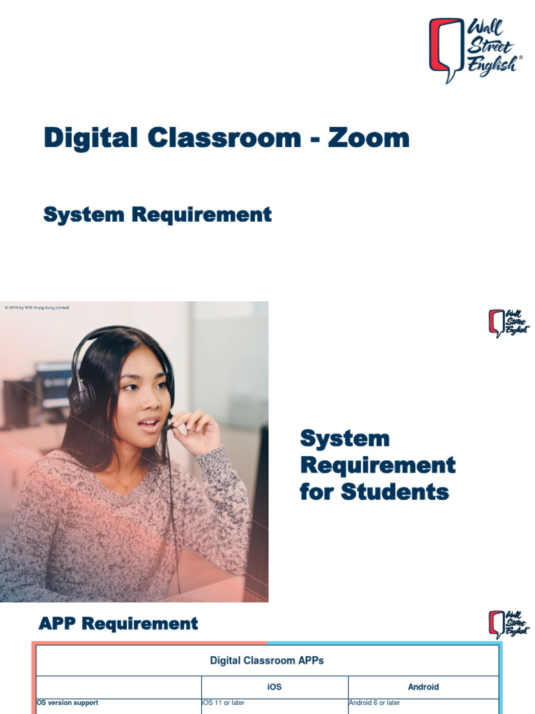 Digital Classroom Zoom Minimum Requirements | PDF | Ios | Android ...