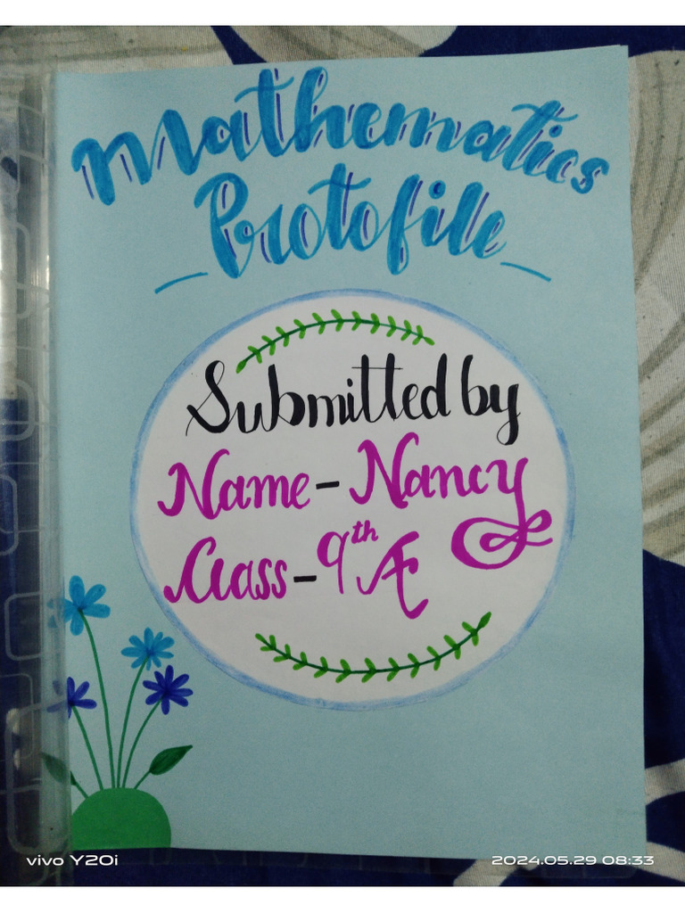 maths portfolio | PDF