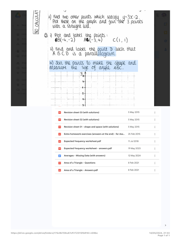 Year 7 Math Revision Resources | PDF