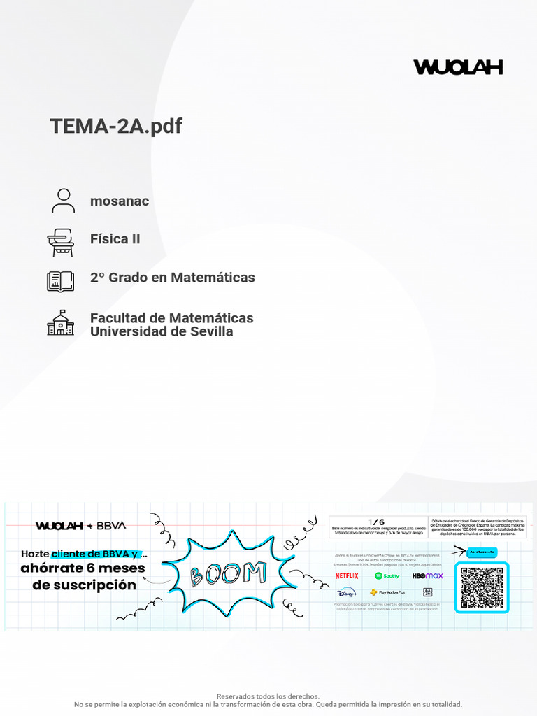 Free TEMA 2A | PDF | Ley de Newton de la gravitación universal | Gravedad