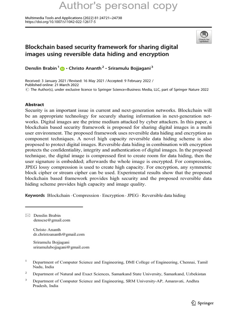 MTA Published Paper | PDF | Data Compression | Encryption