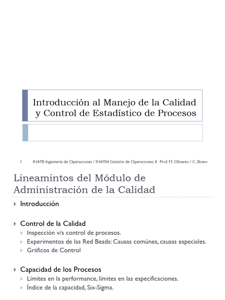 Clase_6_Calidad | Descargar gratis PDF | Calidad (comercial) | Business