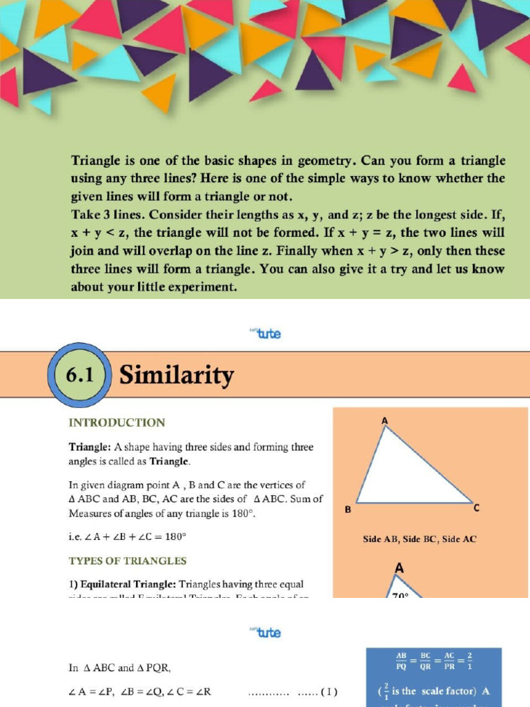 Chapter 6 Triangles | PDF
