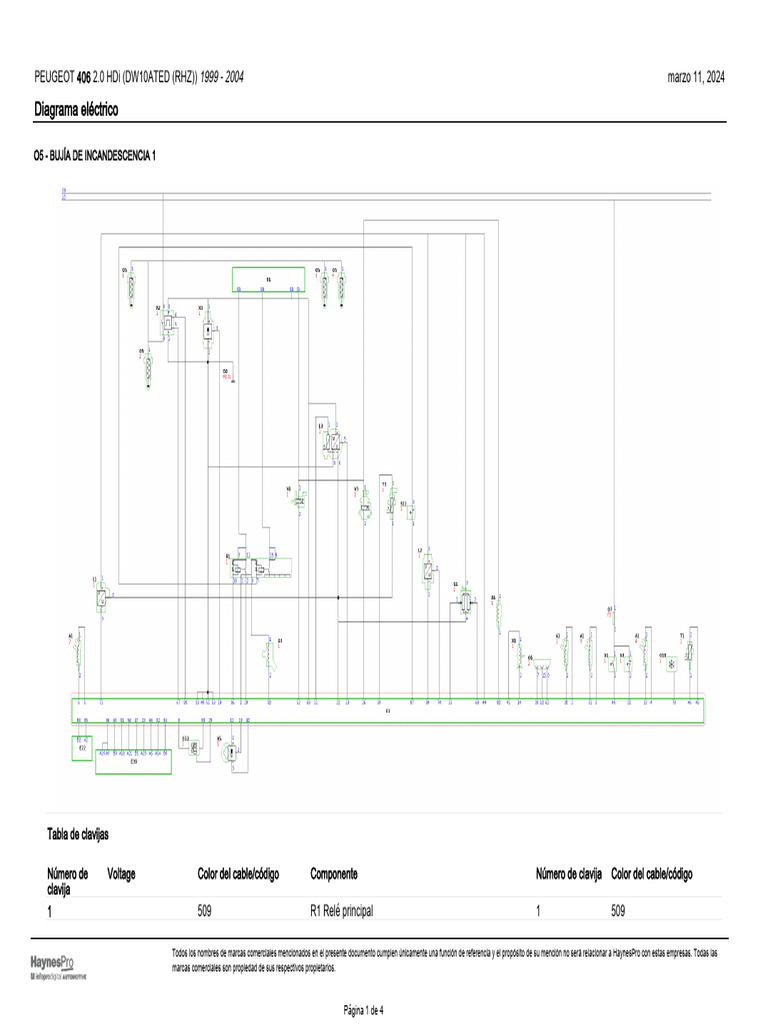 Esquema 406 | PDF | Motor de combustión interna | Tecnología del motor