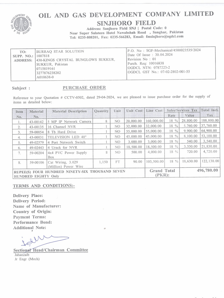 Cctv System Po | PDF