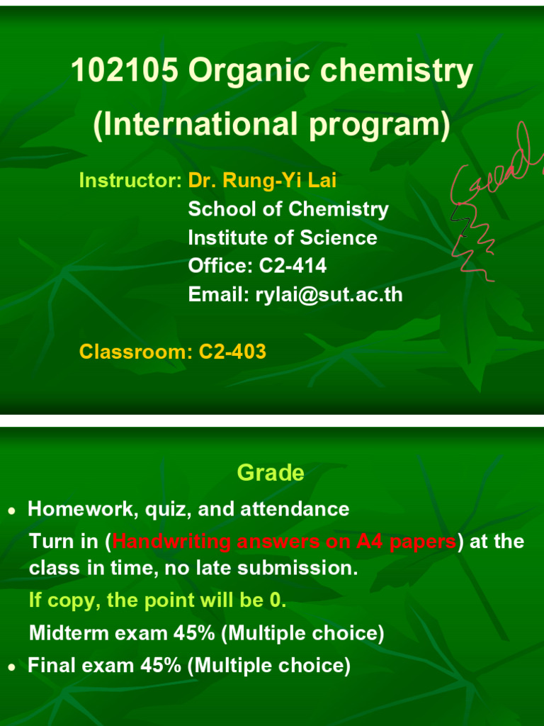 CH 1 Organic Chemistry Slide | PDF | Molecular Orbital | Covalent Bond