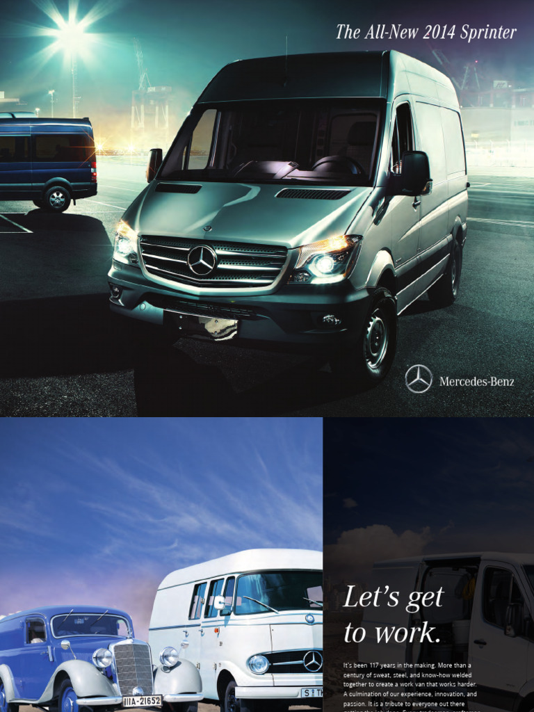 Brochure 2014 MB Sprinter Can | PDF | Mercedes Benz Sprinter | Van
